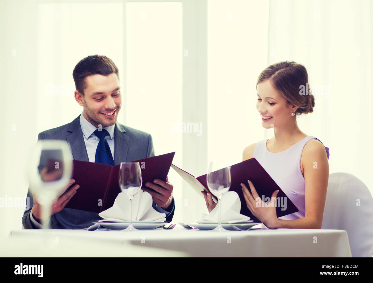 Relationship reading menu menus hi-res stock photography and images - Alamy