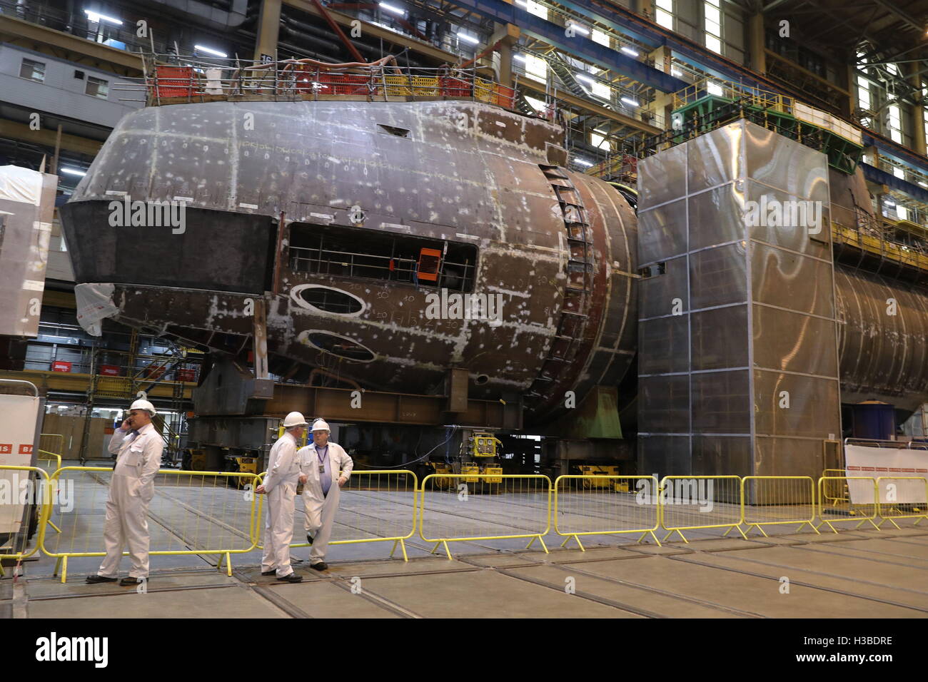 Work continues on HMS Anson, the fifth Astute-class nuclear-powered ...