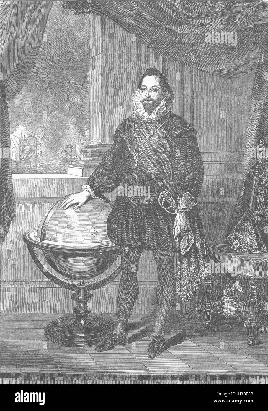 Sir francis drake portrait hi-res stock photography and images - Alamy