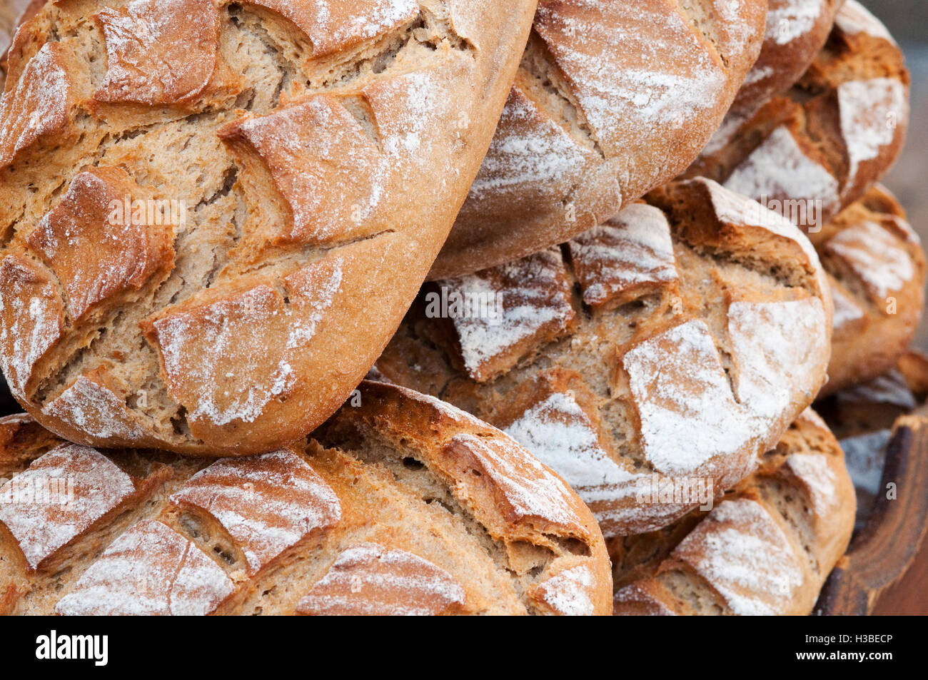 Austria, Salzburg, Black Rye Bread Stock Photo - Alamy