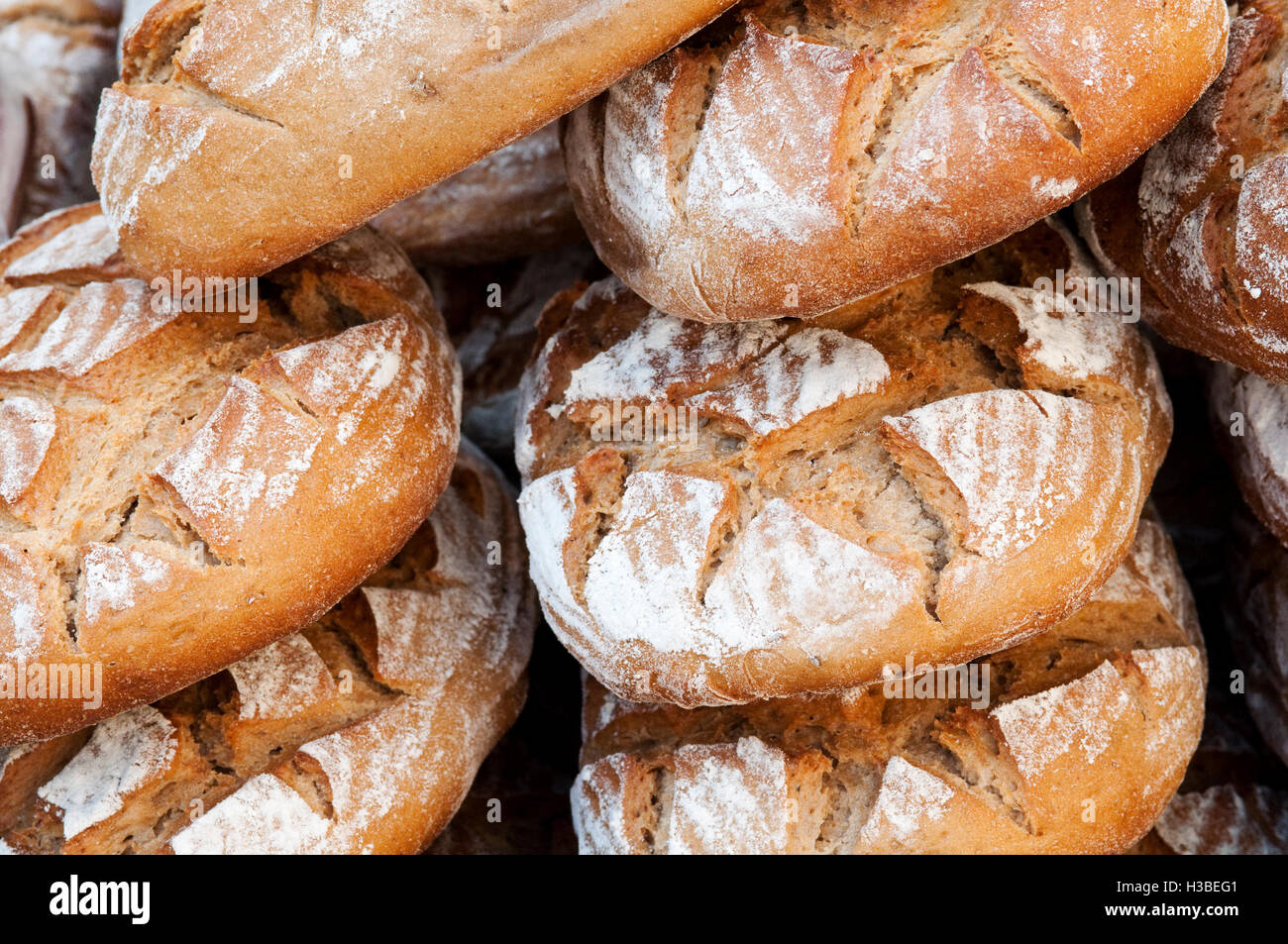 Austria, Salzburg, Black Rye Bread Stock Photo - Alamy