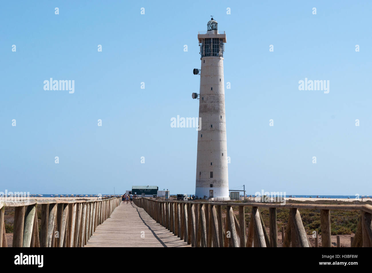Morro jable lighthouse fuerteventura hi-res stock photography and ...