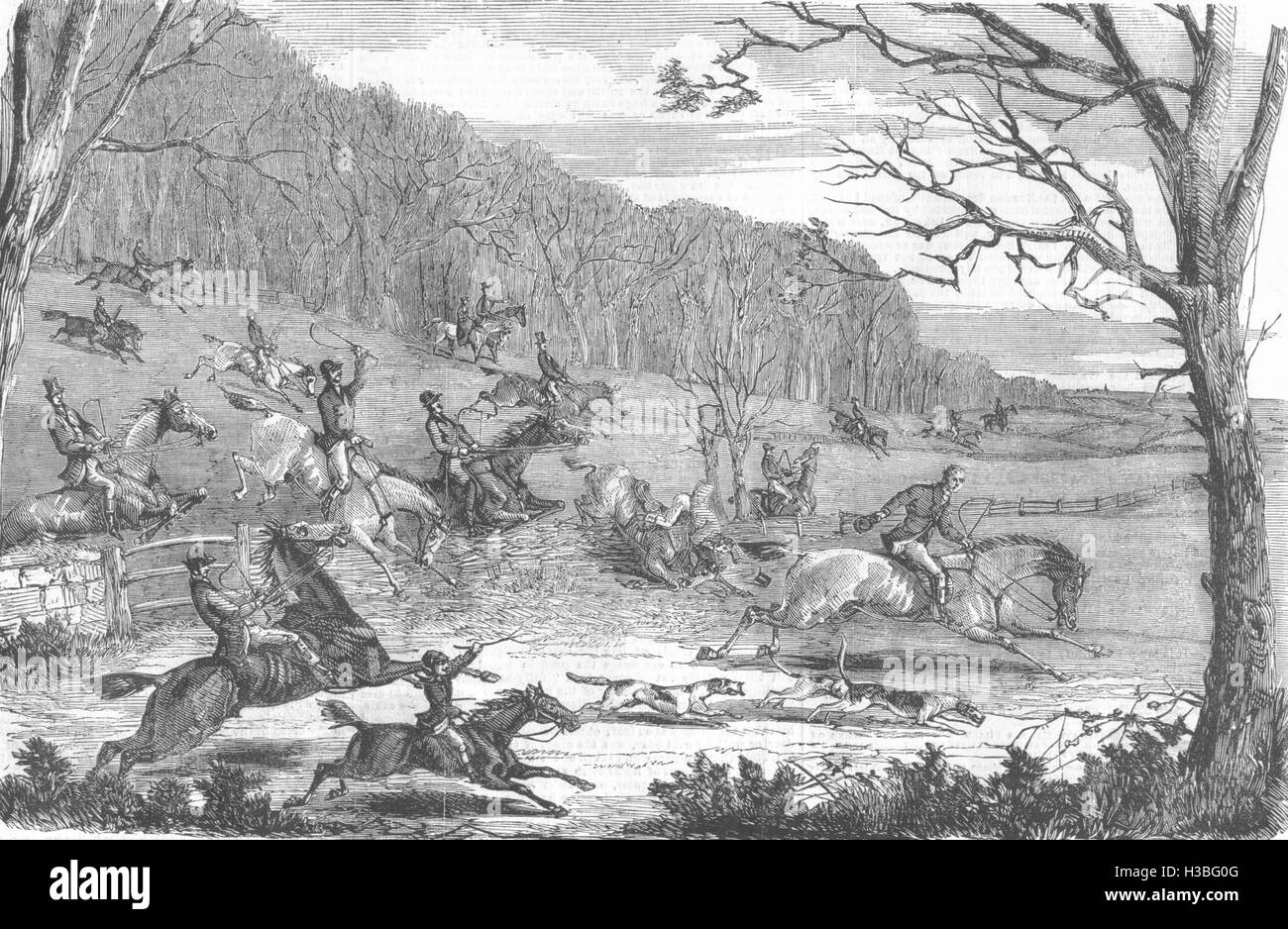 19th century fox hunting hi-res stock photography and images - Alamy