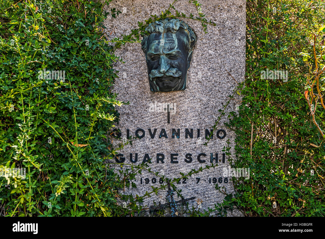 Italy Emilia Romagna Roncole Verdi -The tomb of Giovannino Guareschi ...