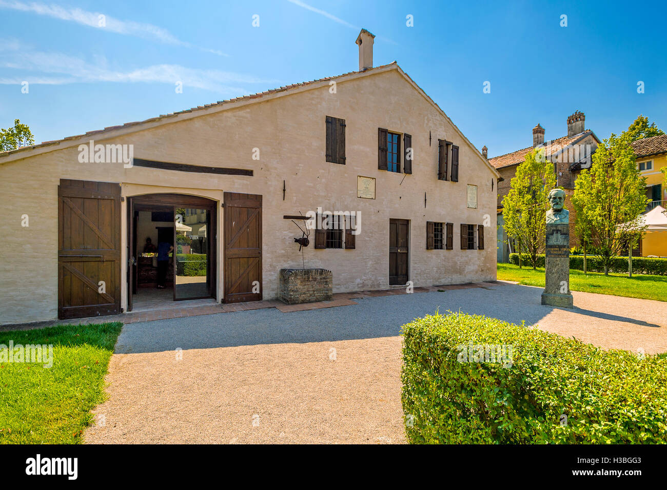 Italy Emilia Romagna Roncole Verdi the birthplace of Giuseppe Verdi ...