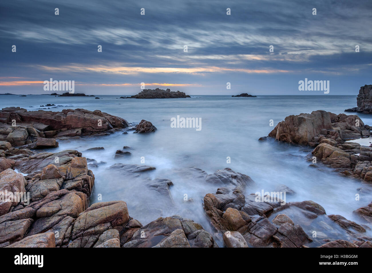 Cobo bay beach hi-res stock photography and images - Alamy