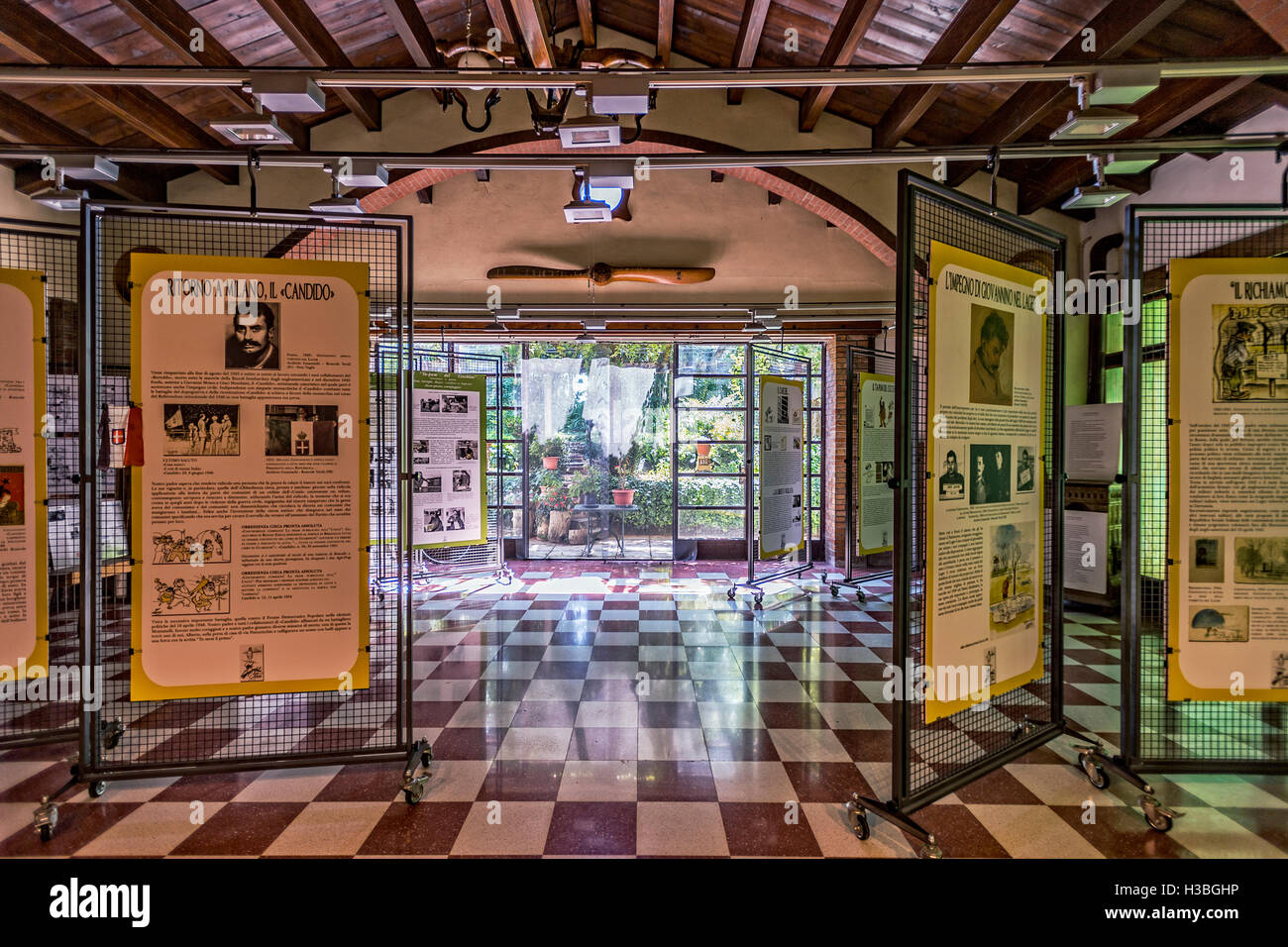 Italy Emilia Romagna Roncole Verdi - ex restaurant Guareschi, who has ...