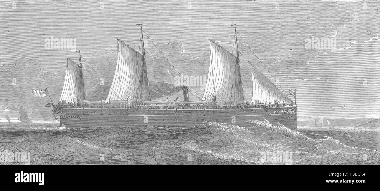 SHIPS Our Navy-Her Majesty's new transport steam ship Assistance 1875 ...
