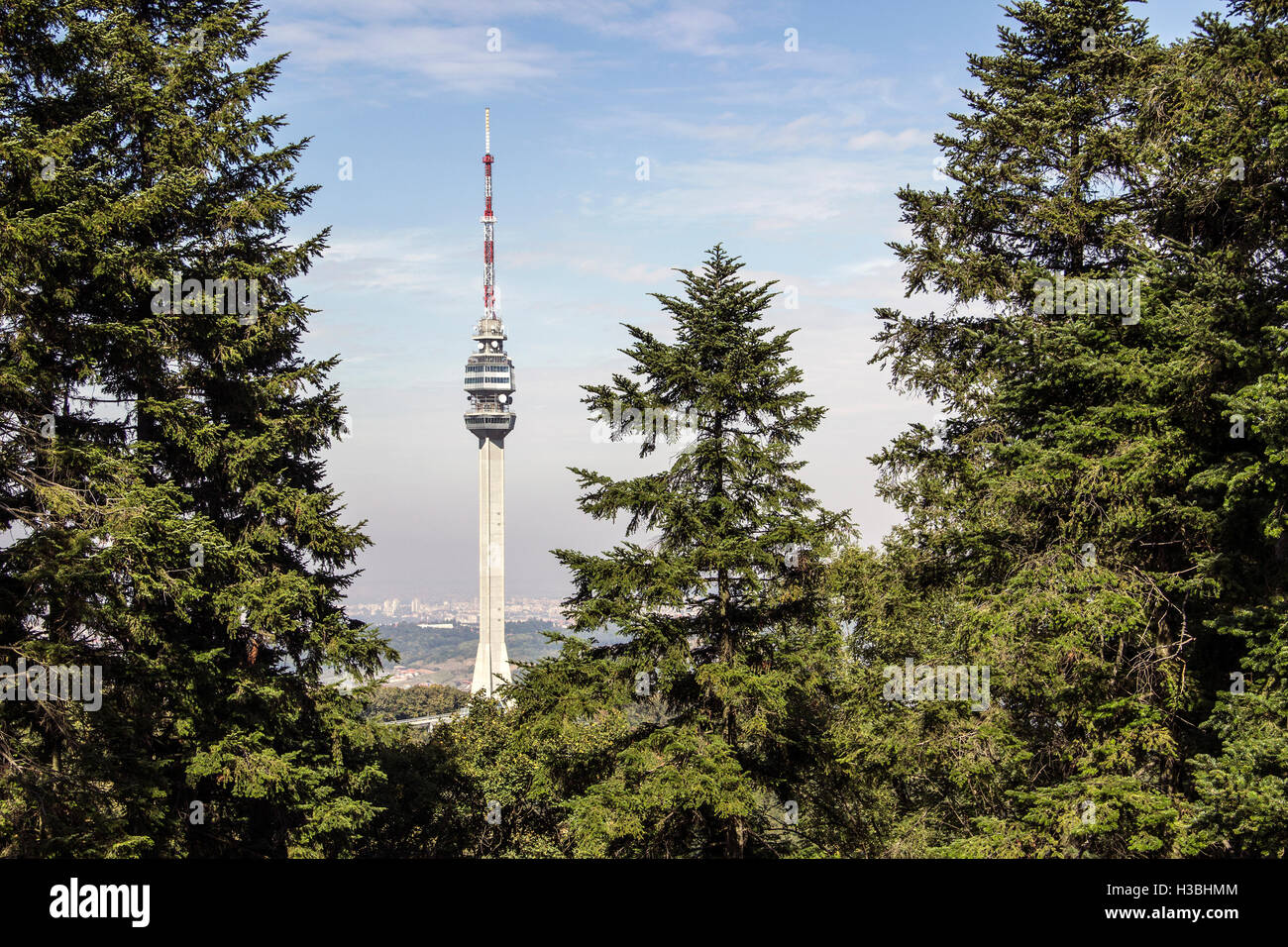 Belgrade, Serbia - The Avala Tower Stock Photo - Alamy