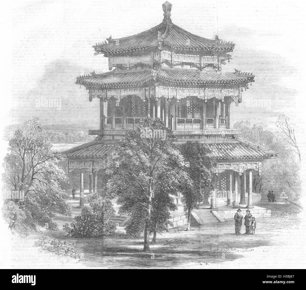 CHINA A Portion of the emperor of China's summer palace, near Beijing ...