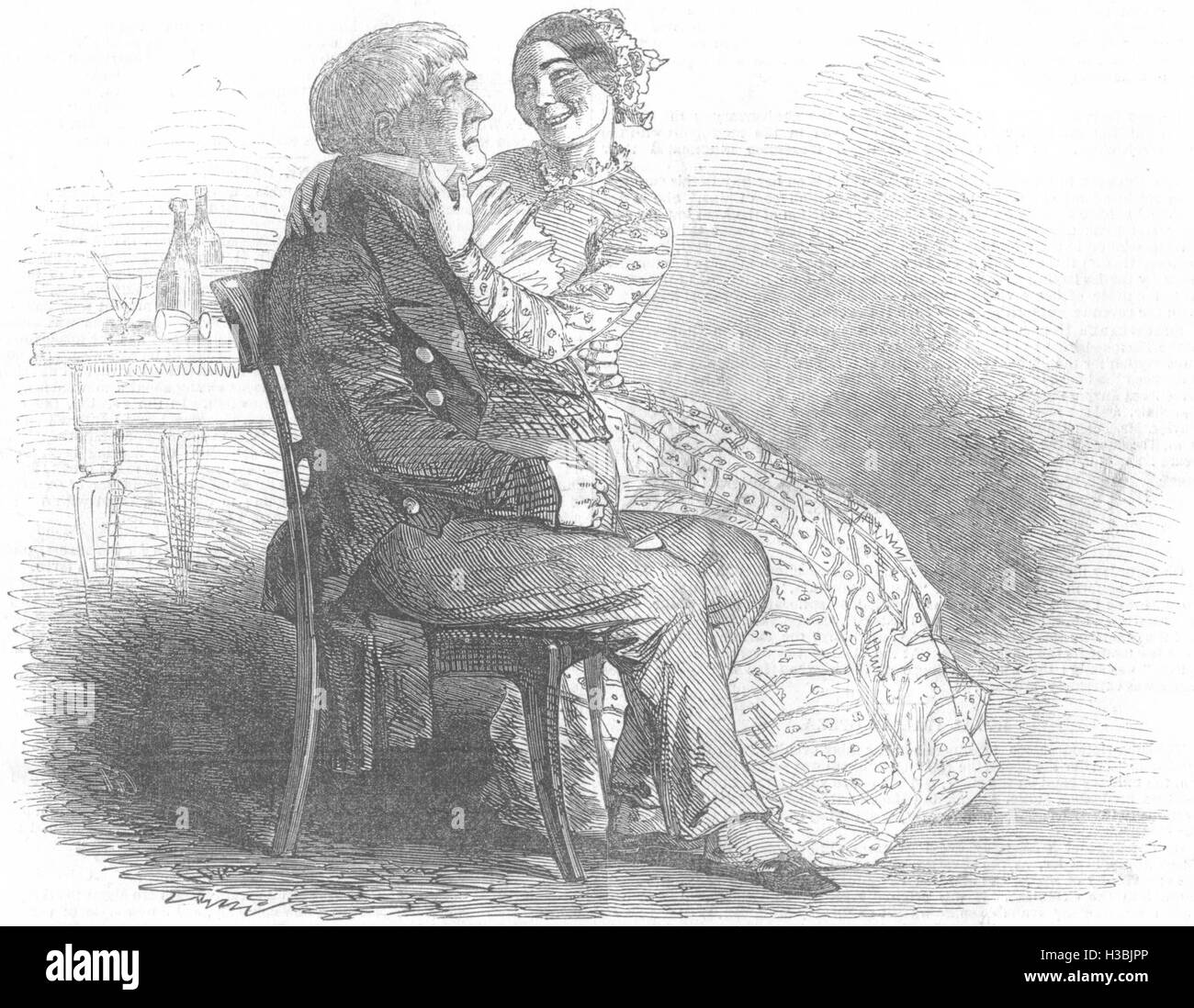 LONDON Keeley, Ned & Mrs, Sally Dustman's Belle Surrey theatre c1847 ...