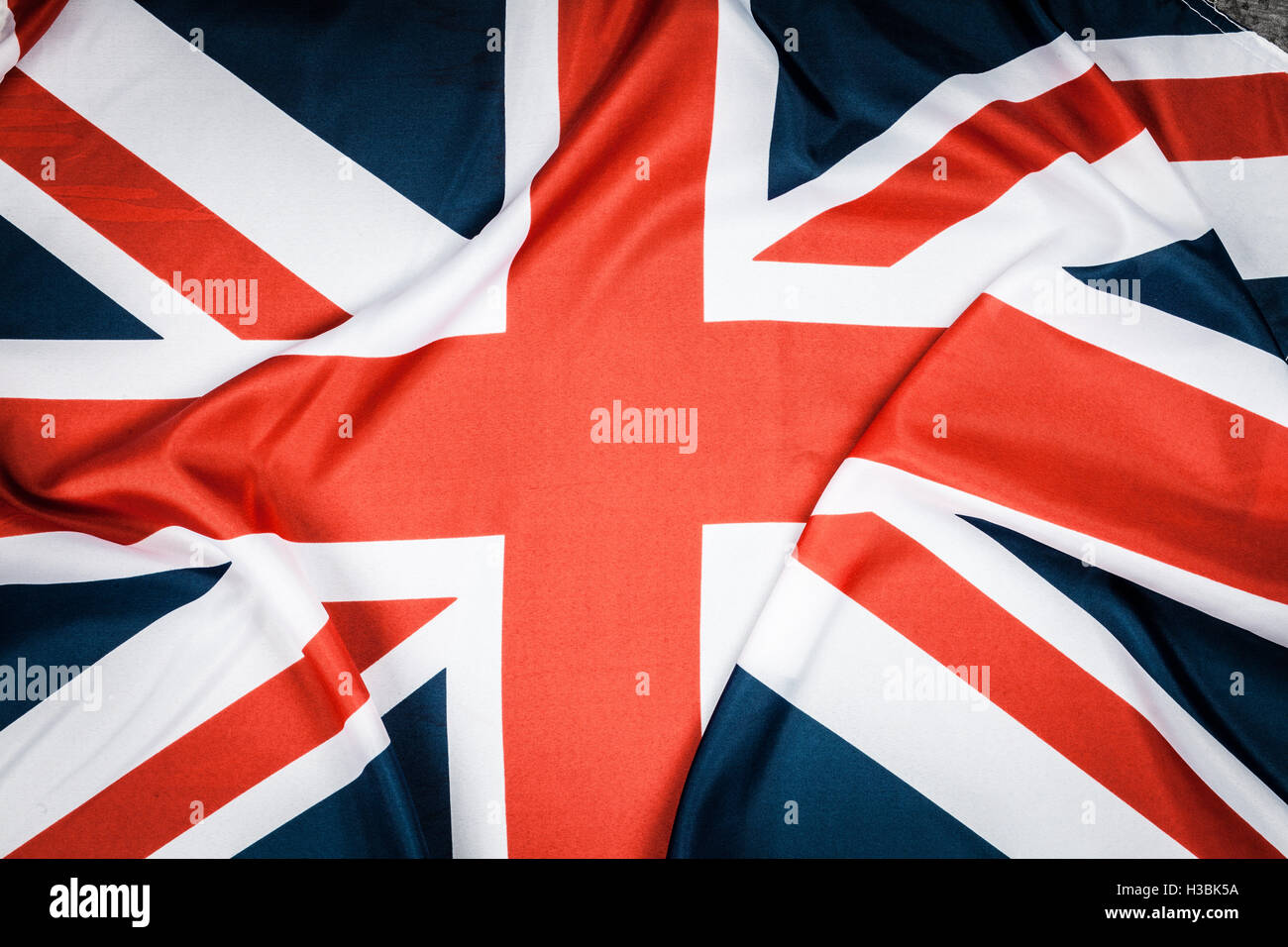 British flag on grey background Stock Photo - Alamy