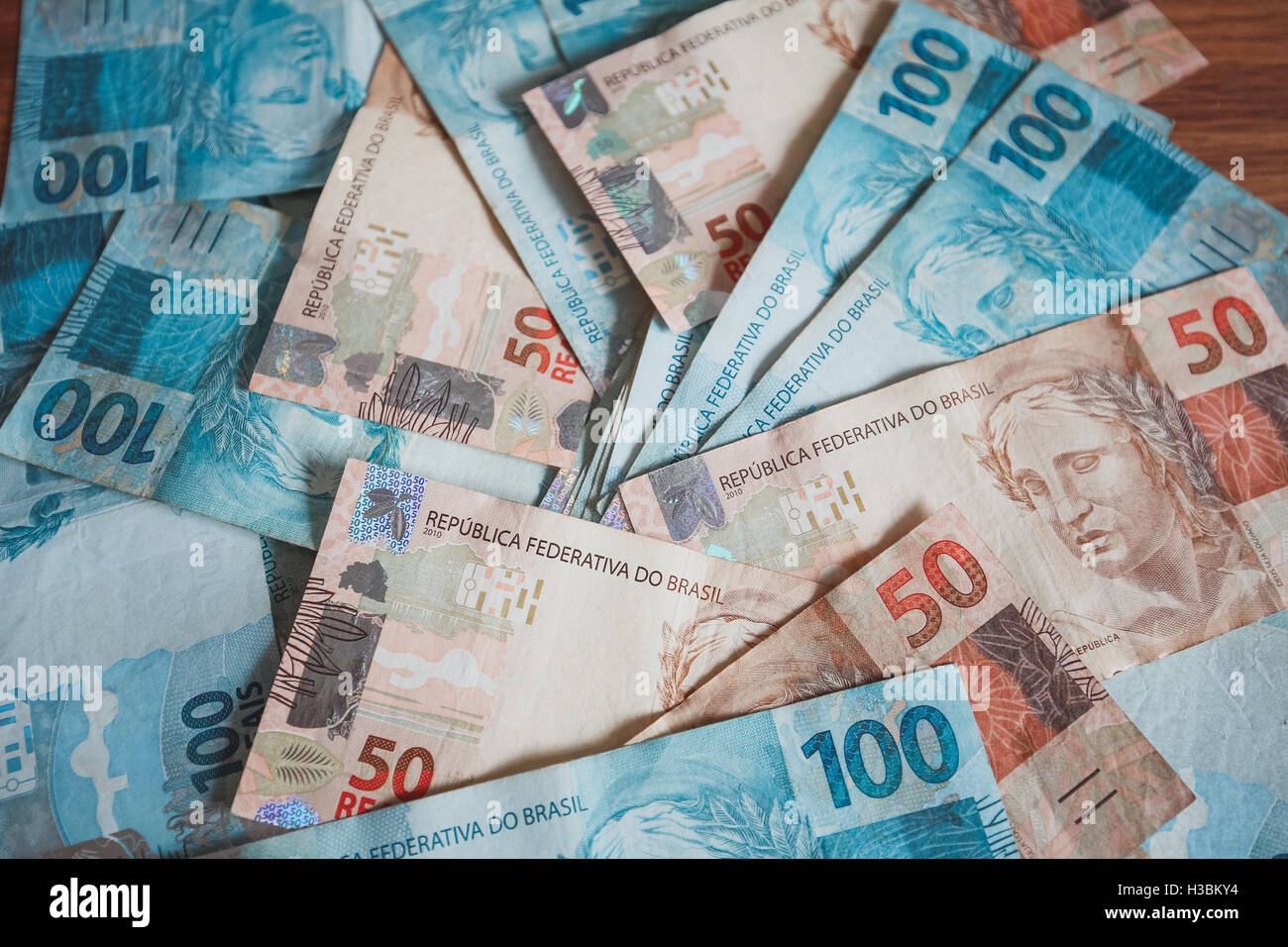 Brazil money reais Stock Photo - Alamy