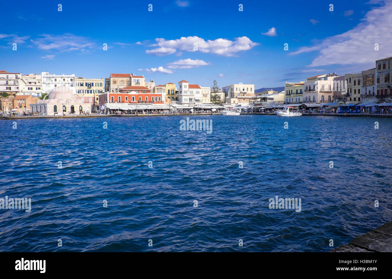 beautiful town of chania,west crete,greece Stock Photo - Alamy