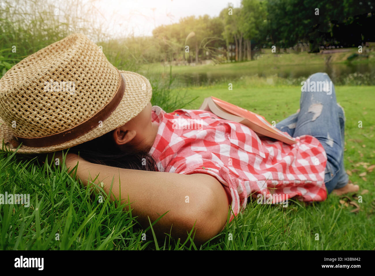 relax,freedom,girl, grass, green, happiness,lifestyle,outdoor, park ...