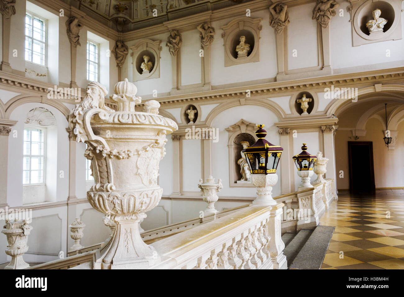 Emperor's staircase Gottweig abbey Stock Photo - Alamy