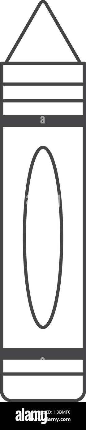 Crayon object and school tool design Stock Vector Image & Art - Alamy