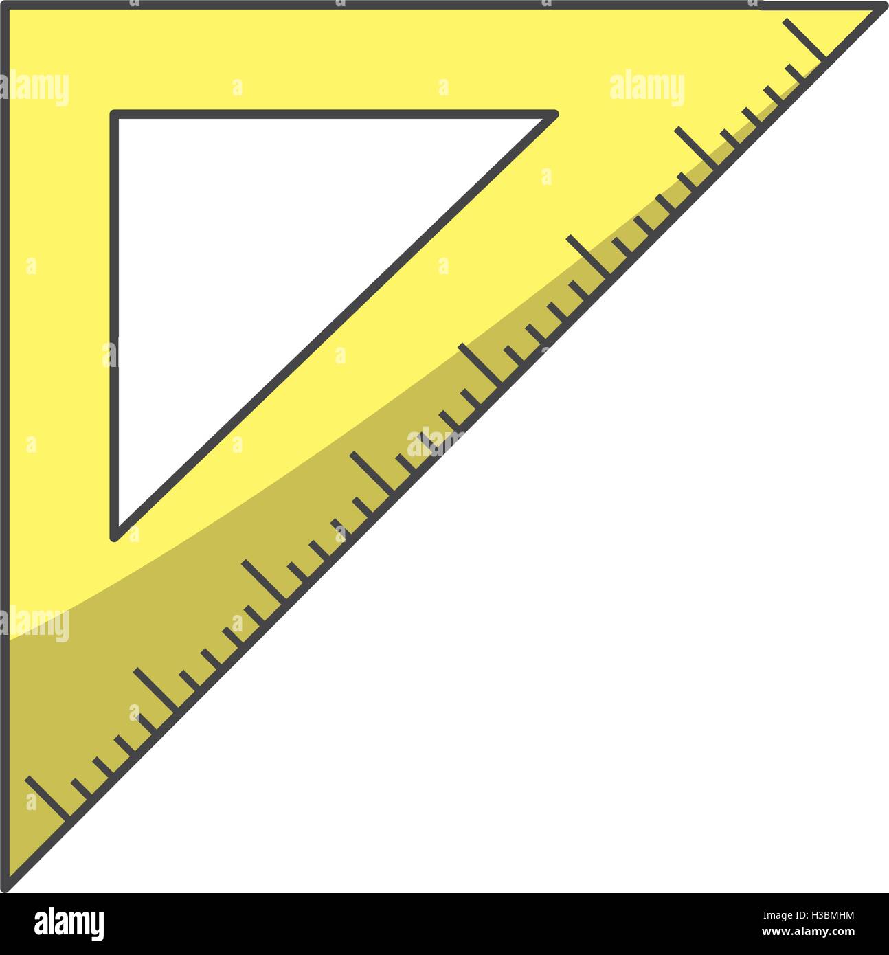 Ruler object and school tool design Stock Vector Image & Art - Alamy