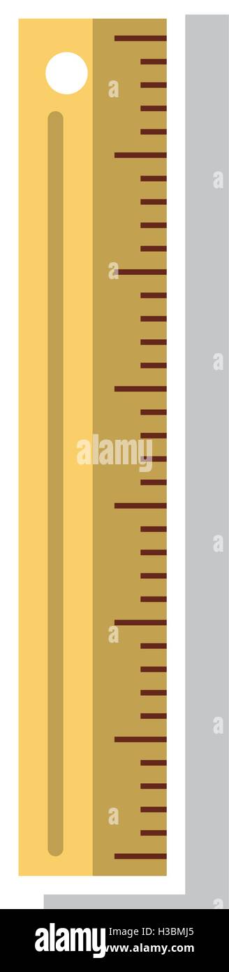 Ruler object and school tool design Stock Vector Image & Art - Alamy