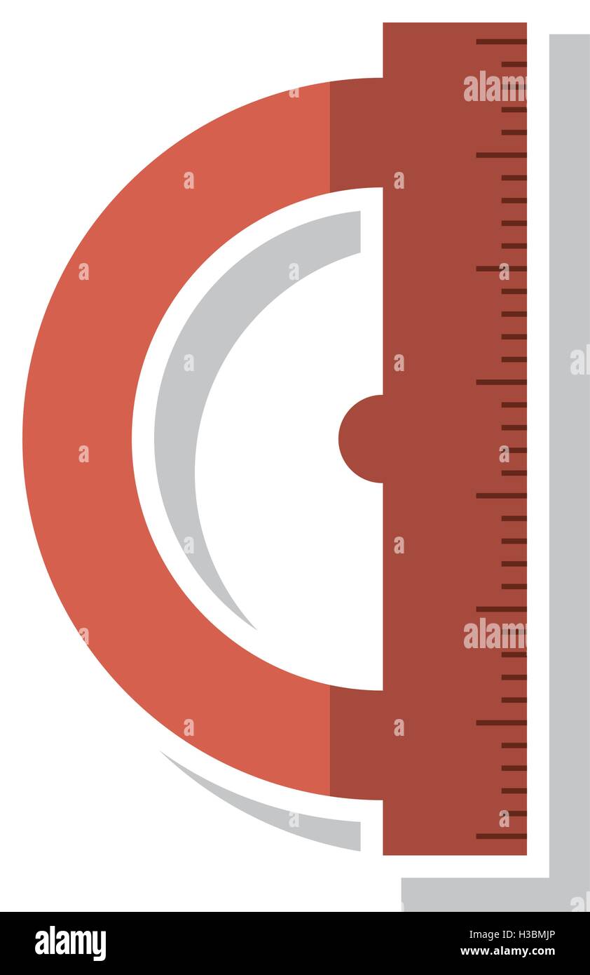 Ruler object and school tool design Stock Vector Image & Art - Alamy