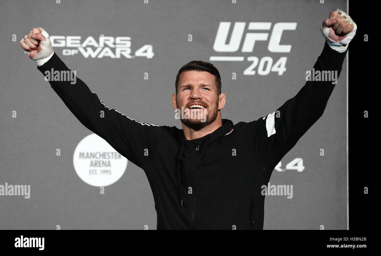Michael Bisping during the workout at Manchester Arena Stock Photo - Alamy