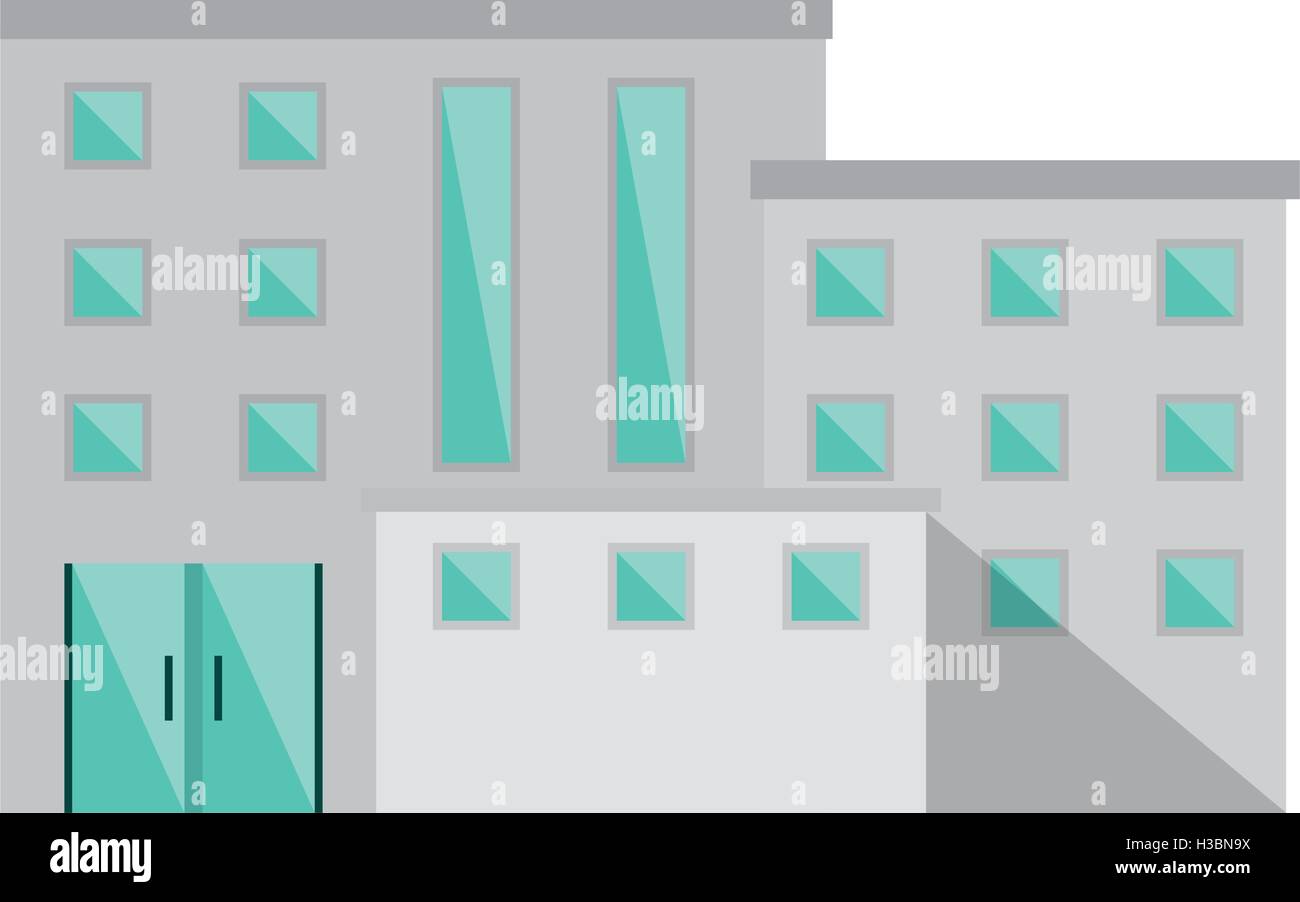 Isolated building with windows design Stock Vector Image & Art - Alamy