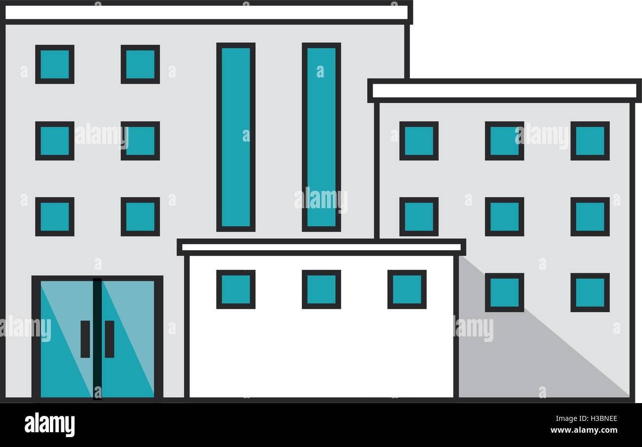 Isolated building with windows design Stock Vector Image & Art - Alamy