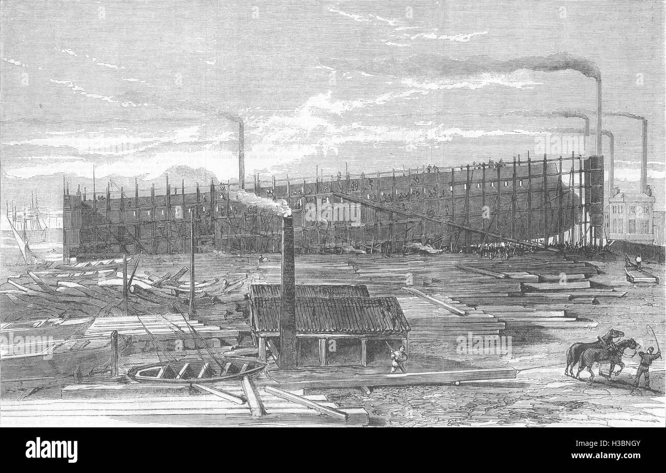Iron shipbuilding 19th century hi-res stock photography and images - Alamy