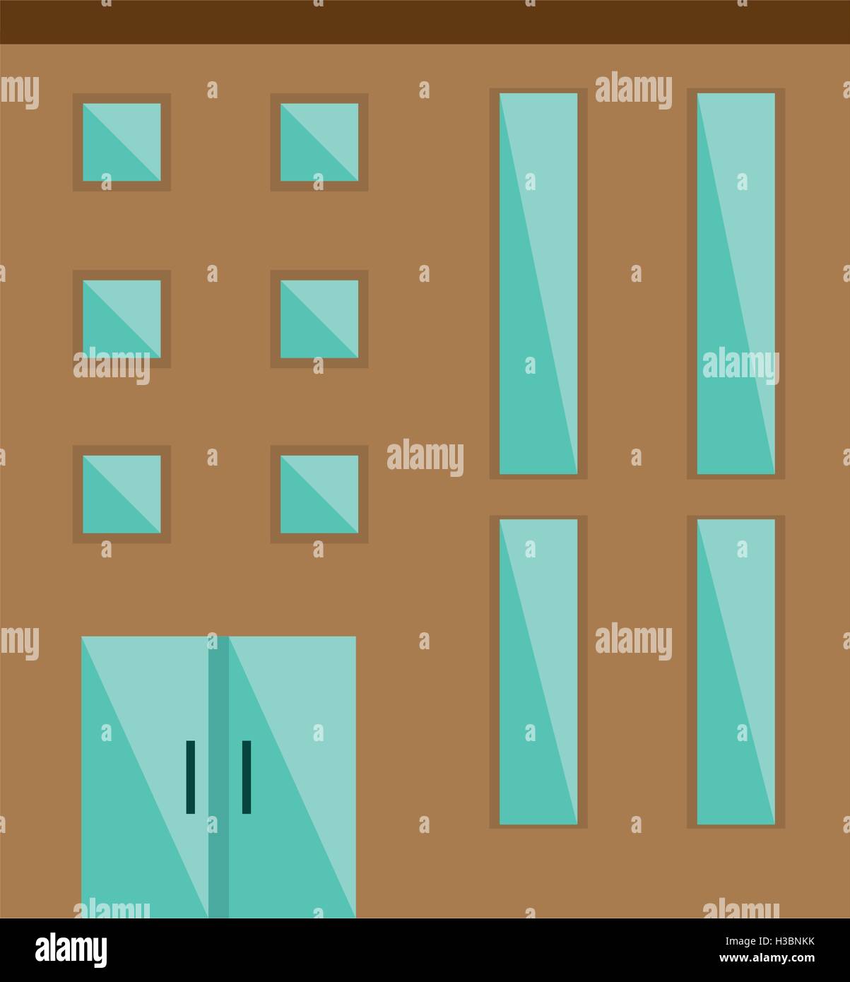 Isolated building with windows design Stock Vector Image & Art - Alamy