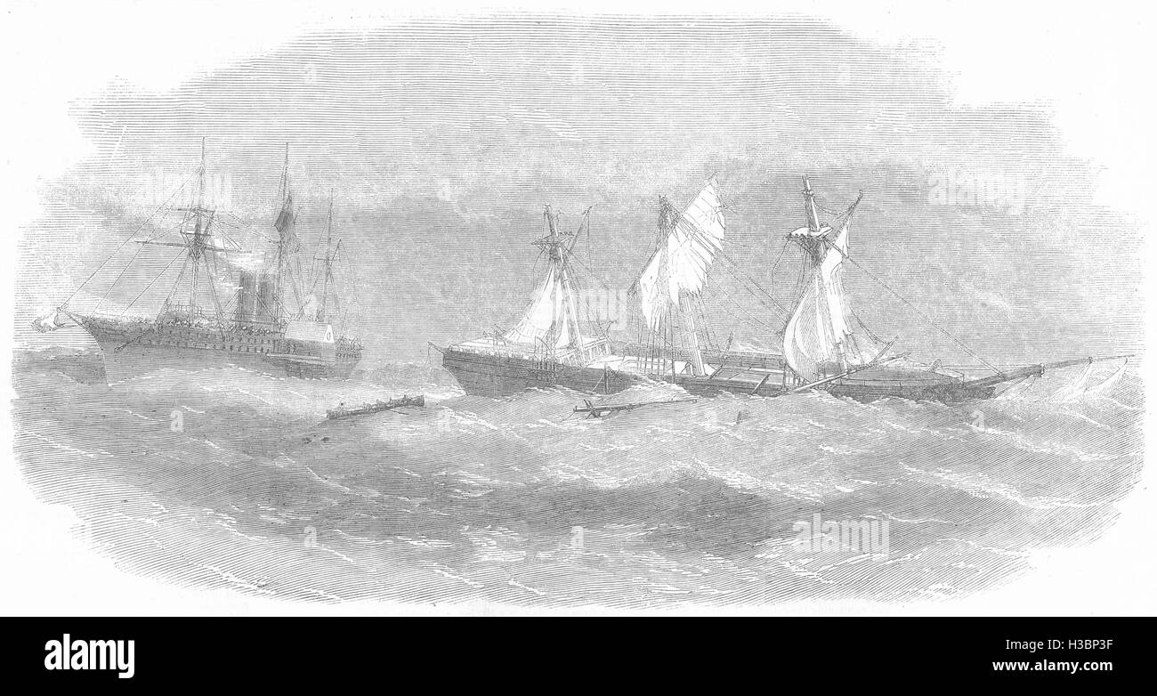 ROMANCE Rover's Bride abandoned sea-Boat Royal Mail ship Atrato ...