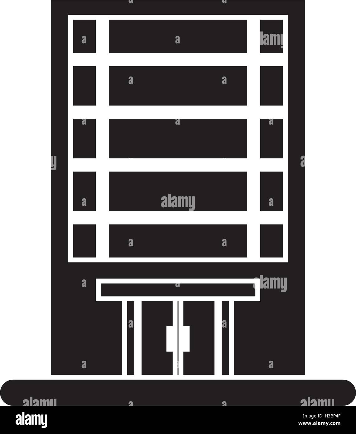 Isolated building with windows design Stock Vector Image & Art - Alamy