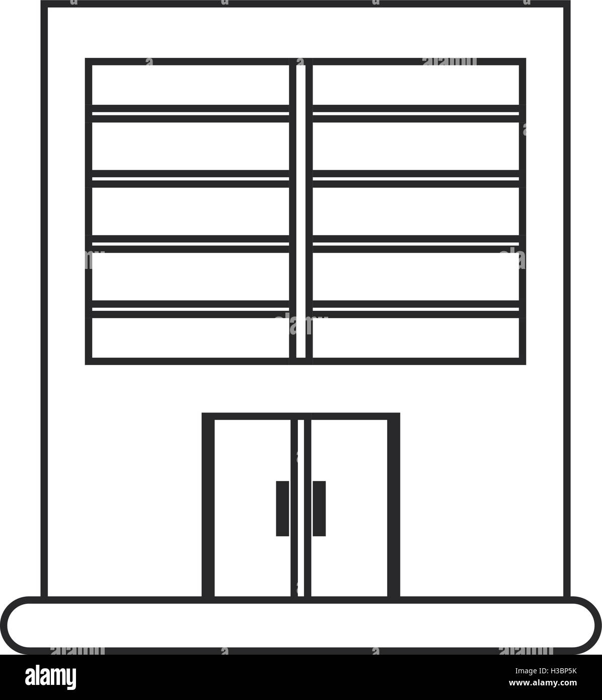 Isolated building with windows design Stock Vector Image & Art - Alamy