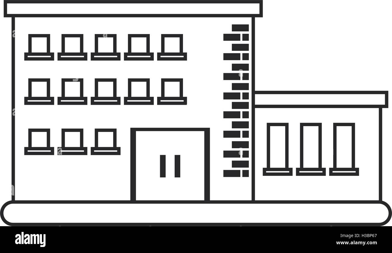 Isolated building with windows design Stock Vector Image & Art - Alamy