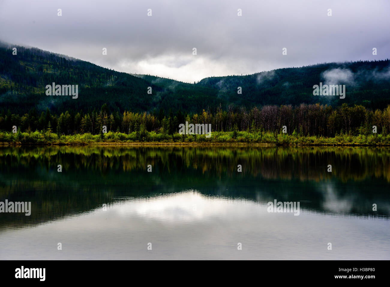 Vermillion Lake Reflections Stock Photo - Alamy