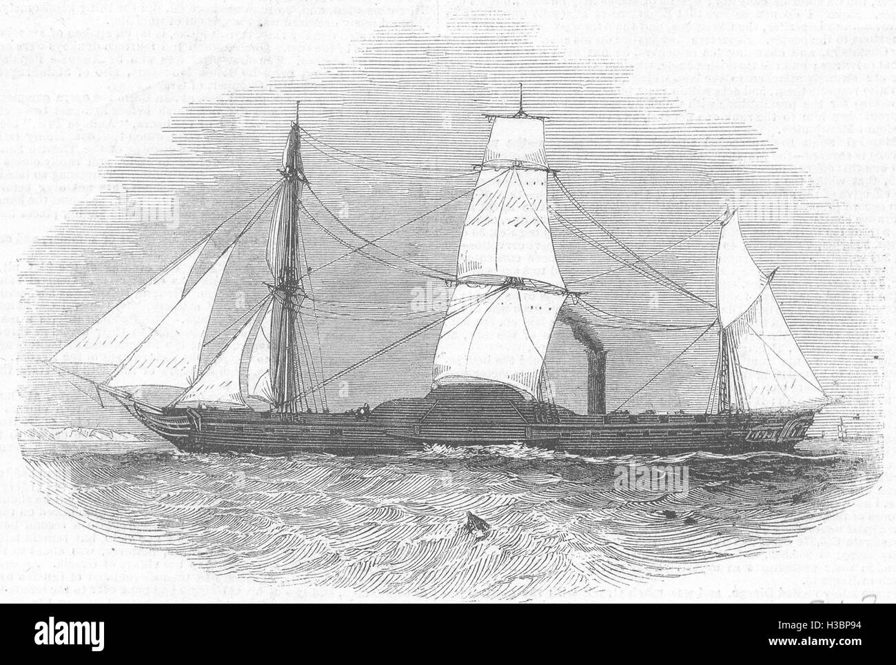ROYALTY Her Majesty's steam frigate Penelope 1843. The Illustrated ...