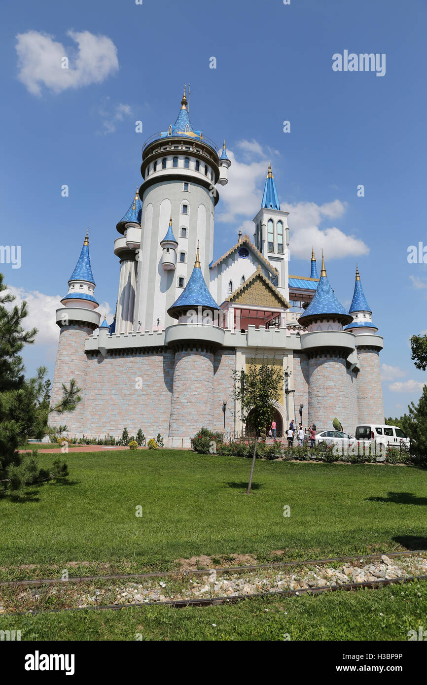 Fairy tale castle at sazova park hi-res stock photography and images ...