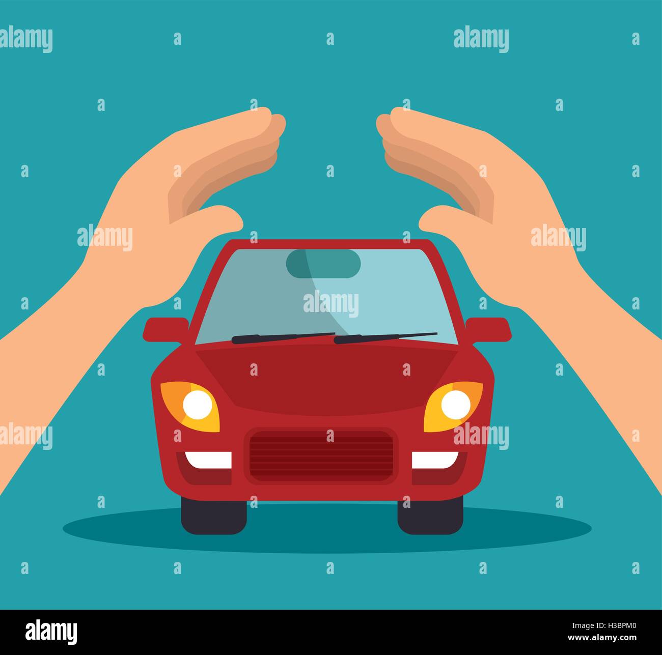 car security insurance Stock Vector Image & Art - Alamy