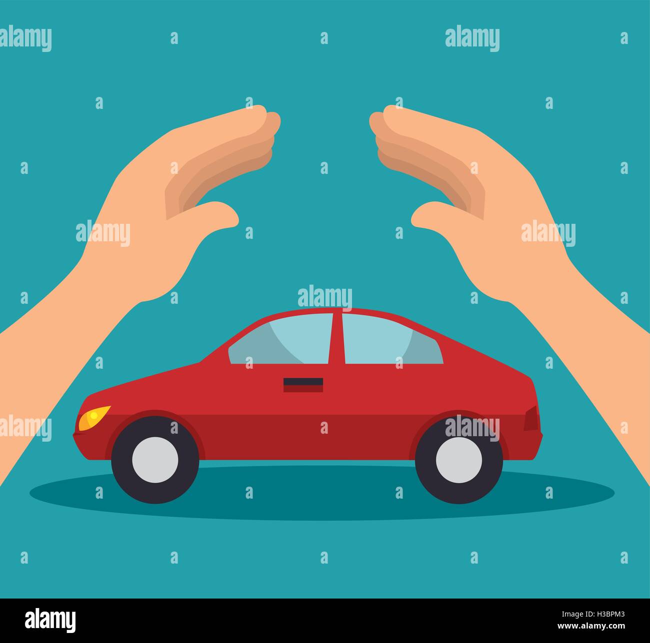 car security insurance Stock Vector Image & Art - Alamy