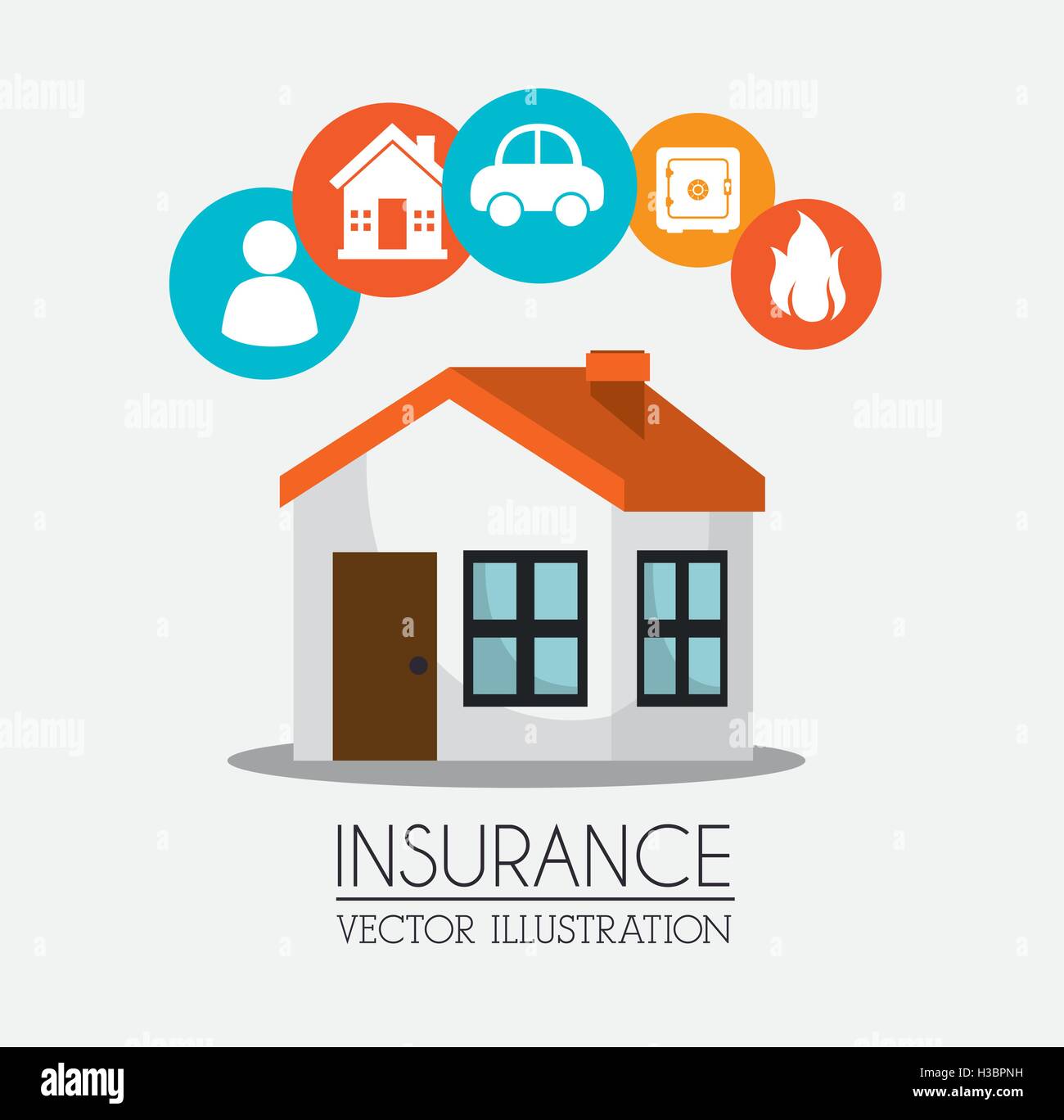 house insurance security Stock Vector Image & Art - Alamy