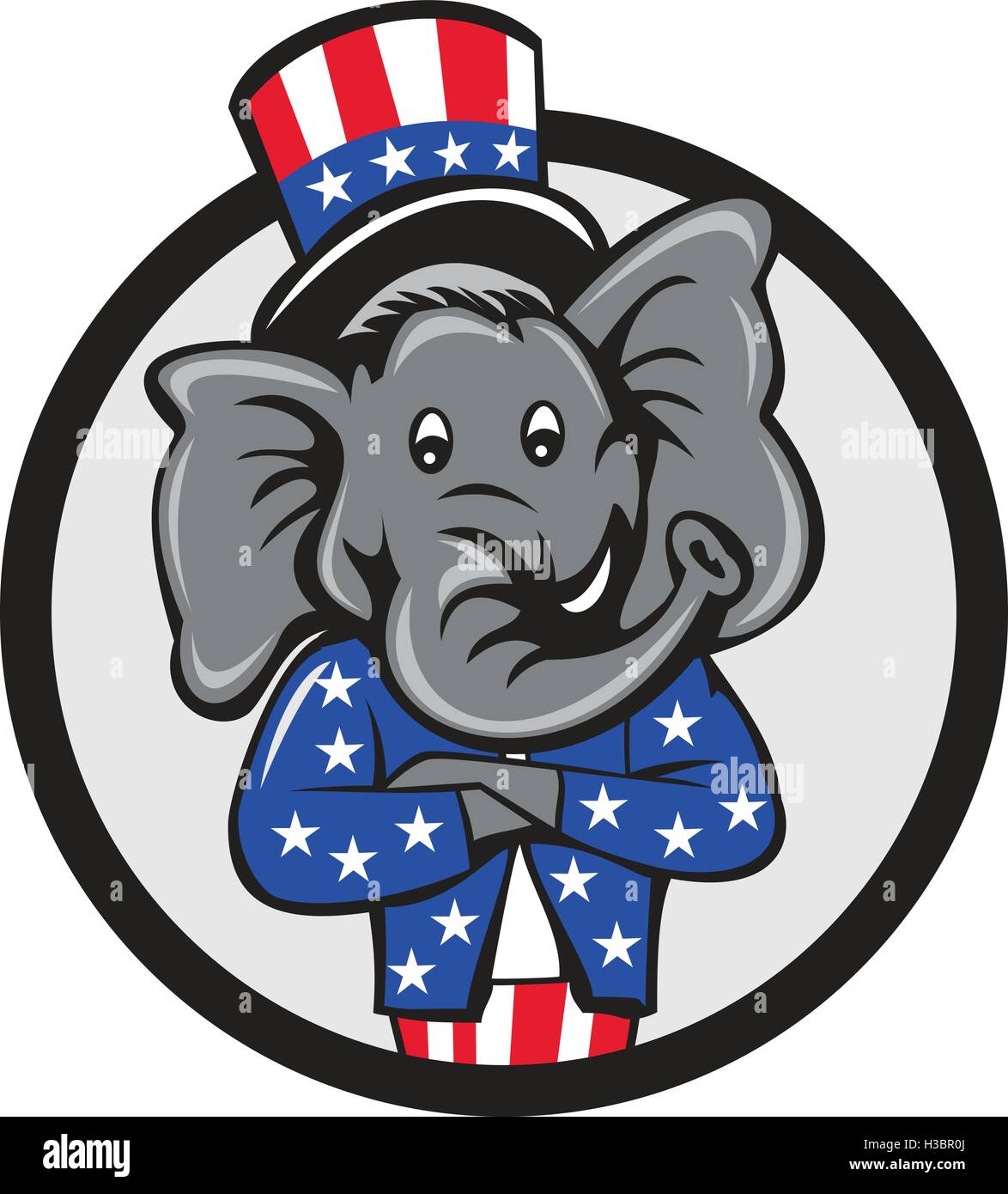 Elephant top view Stock Vector Images - Alamy