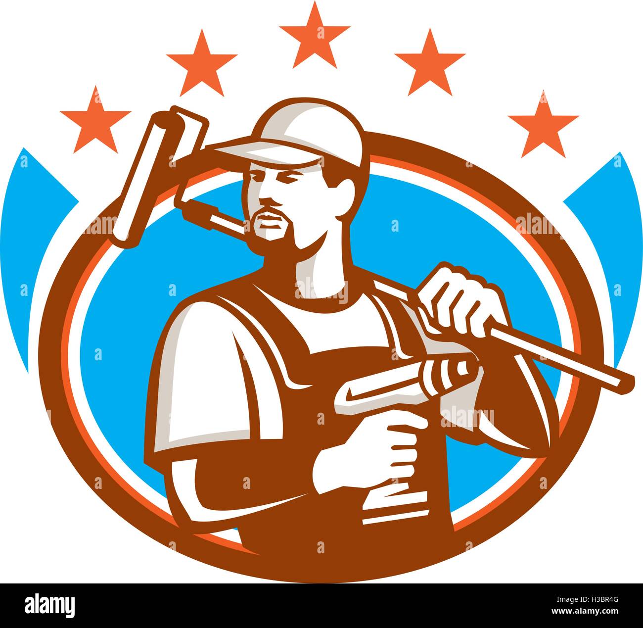 Facial oval Stock Vector Images - Alamy