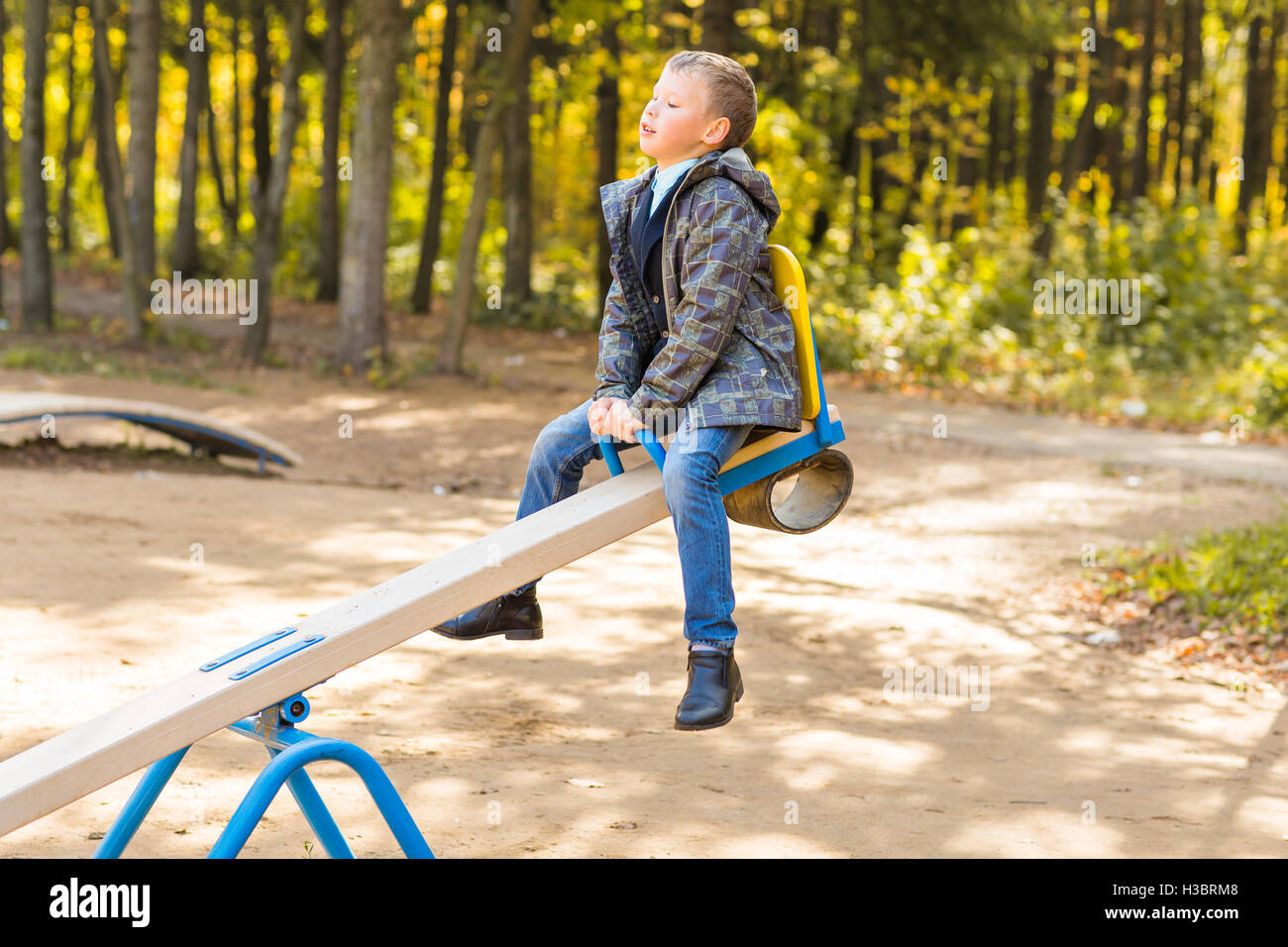 Children playing on a school playground during recess Stock Photo - Alamy