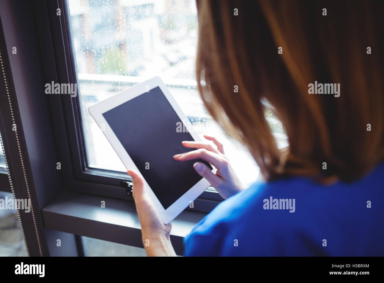 Nurse using digital tablet Stock Photo - Alamy