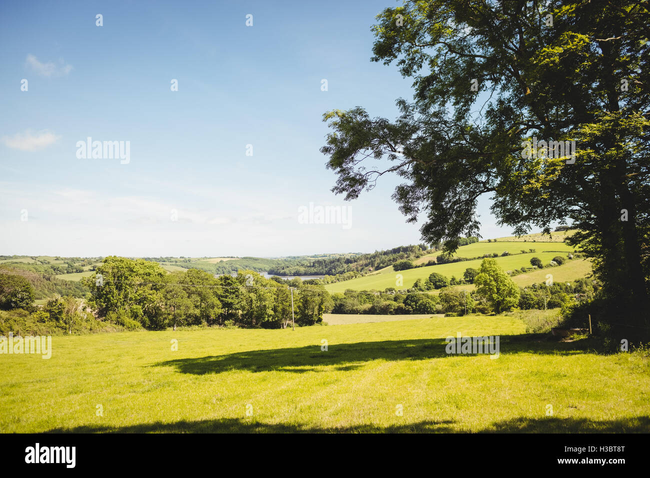 View of beautiful landscape Stock Photo - Alamy