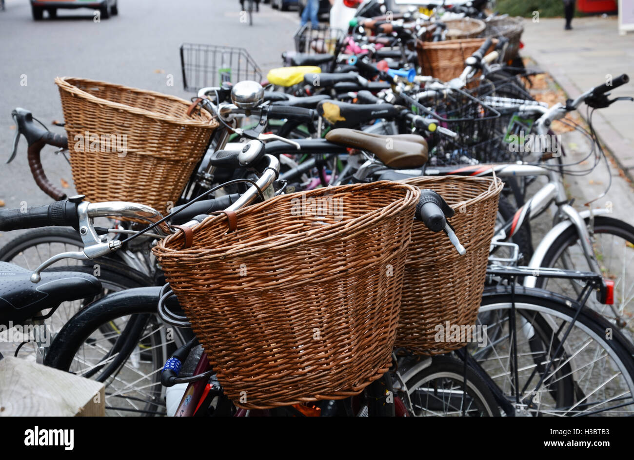 Bikes, bicycles, in Cambridge, England Stock Photo - Alamy