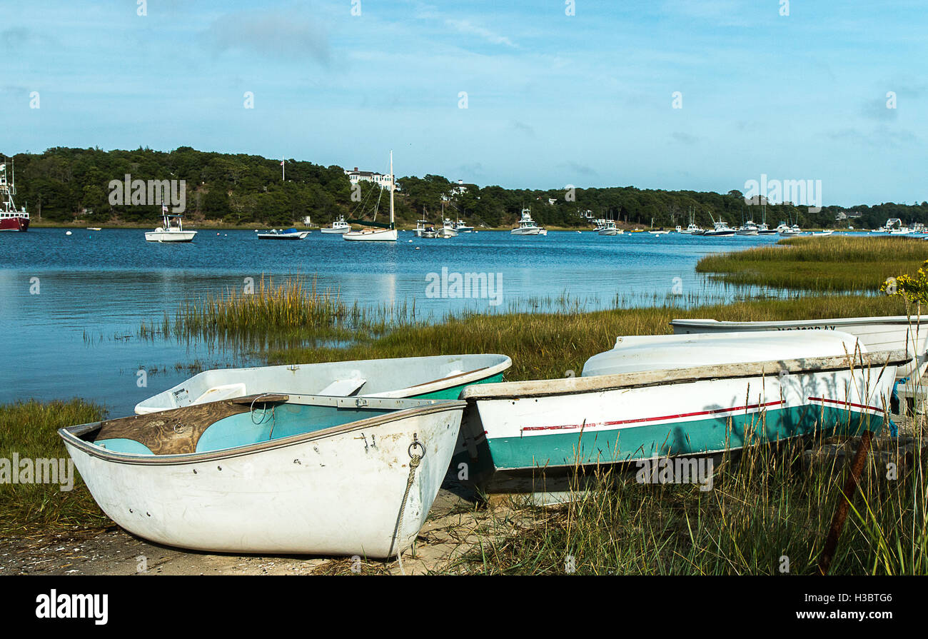 row boats along a bay Stock Photo - Alamy