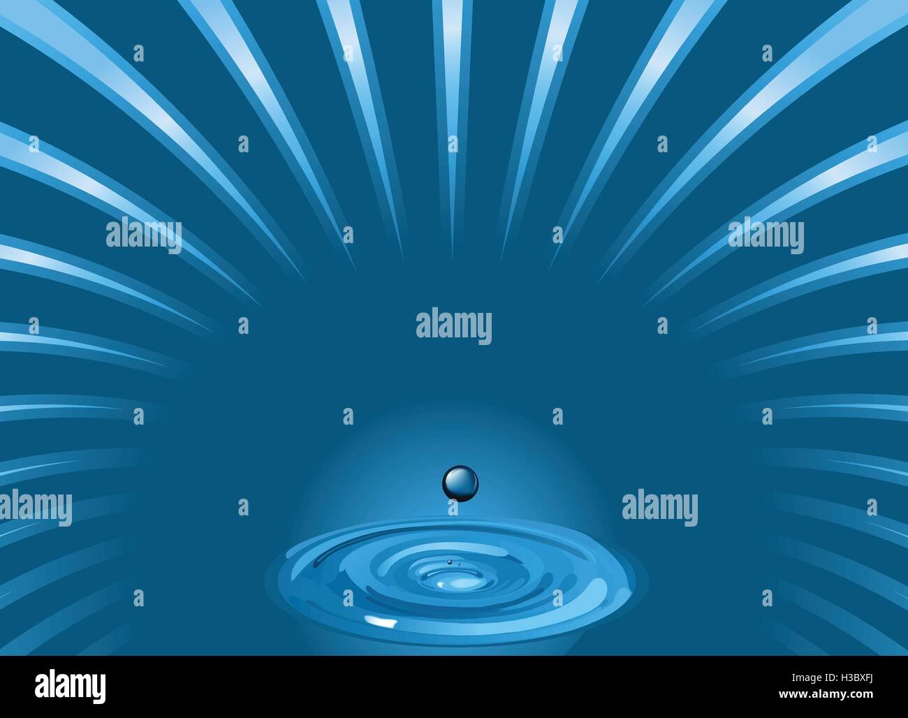 Light blue frozen water Stock Vector Images - Alamy