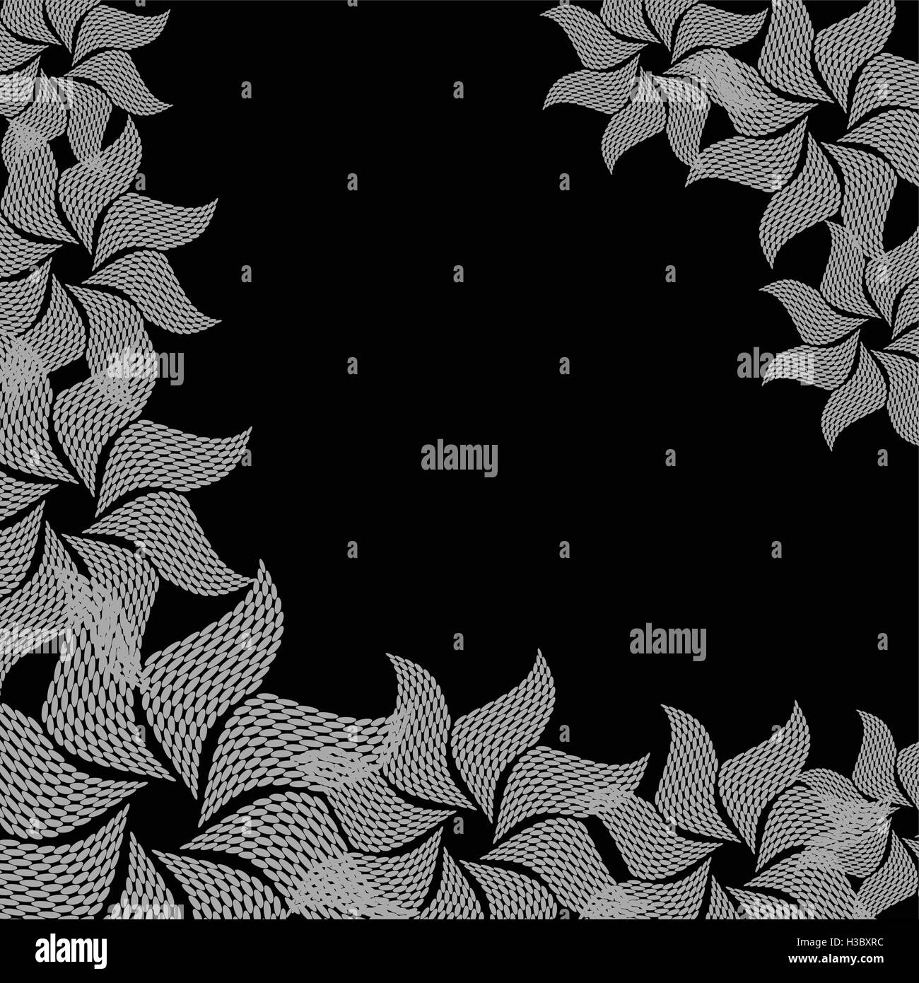 Flowers layout Black and White Stock Photos & Images - Alamy