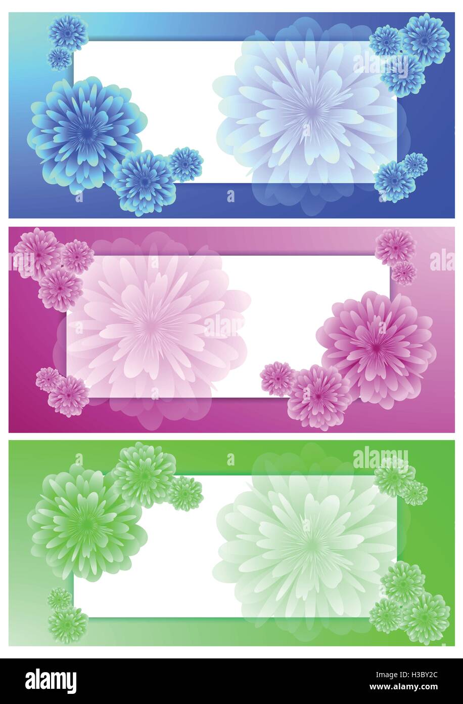 Set of horizontal vector banners Stock Vector Image & Art - Alamy