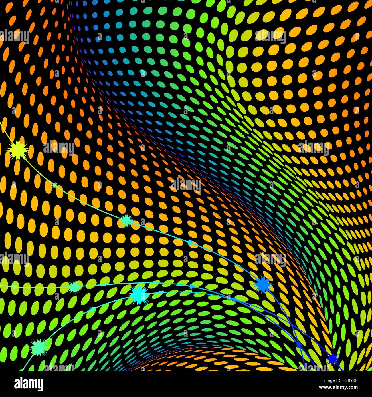 Retro dots hi-res stock photography and images - Alamy